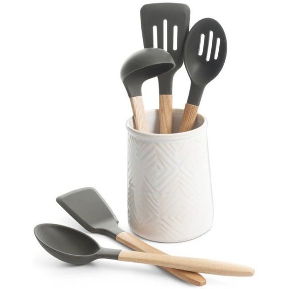 cravings | Kitchen | Cravings By Chrissy Teigen 6pc Ceramic Crock Tools ...